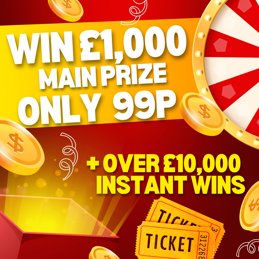 £10,000 INSTANT WIN COMP + £1,000 END PRIZE – Scouse Competitions